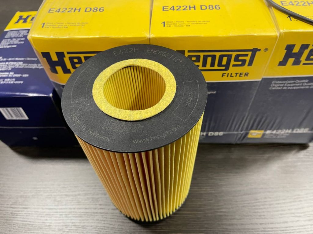 Oil filter OX425D MAN TGA TGS TGX D2066 D2676 E422HD86 HENGST original ...